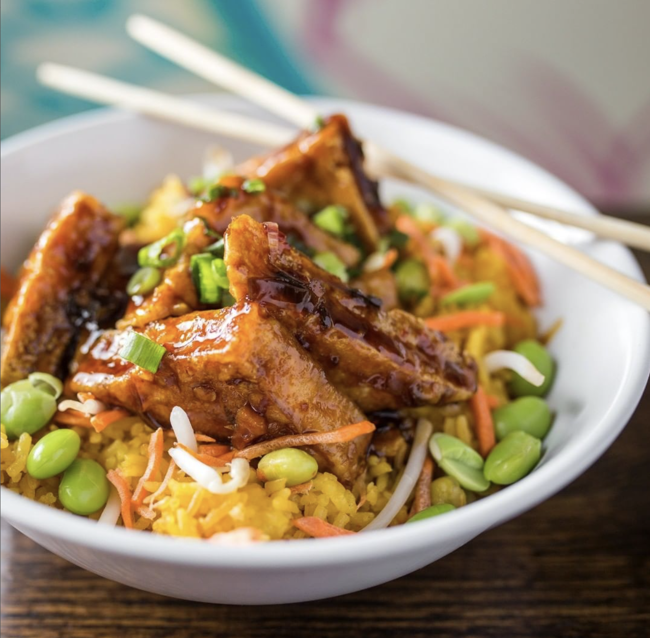 Puerto Rican Rice Bowl (VGN) | Saucy Porka - Asian & Latin American Flavors