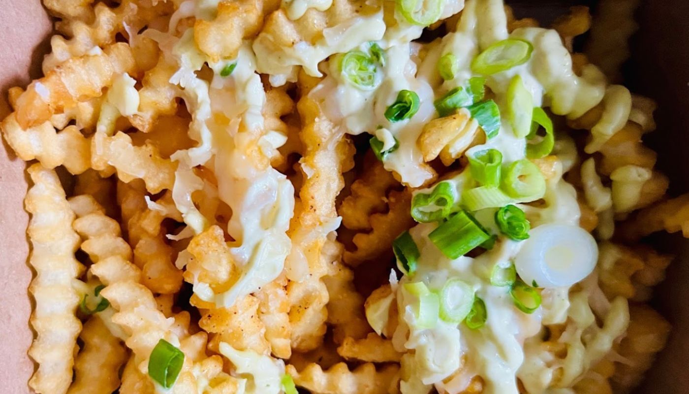 Cheese Aioli Fries (VEG) | Saucy Porka - Asian & Latin American Flavors