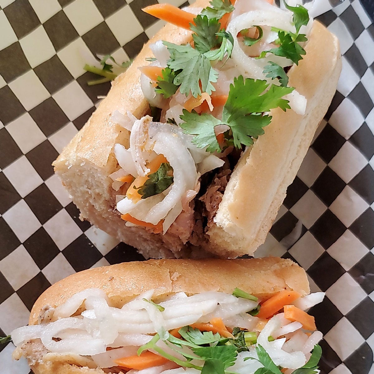 Panang Curry Chicken Bánh Mì | Saucy Porka - Asian Latin Flavors