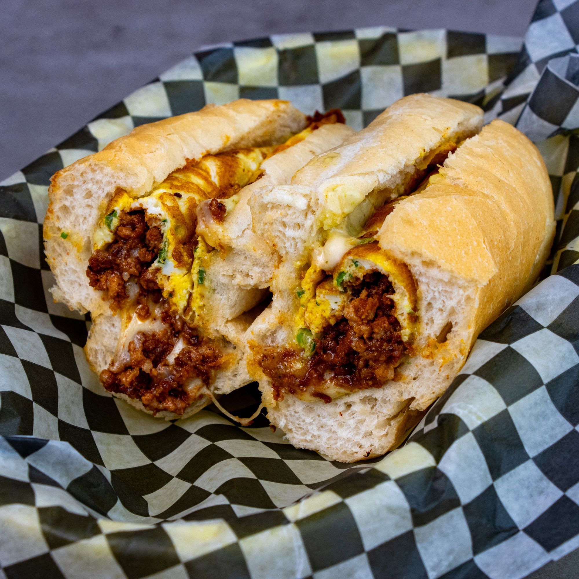 Chorizo Breakfast Banh Mi | Saucy Porka - Asian & Latin American Flavors